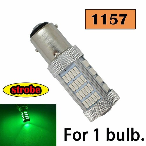 Strobe 1157 2057 BAY15D P21/5W 92 LED Projector Green Bulb Front Signal ...