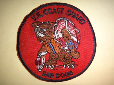 US Coast Guard SAR DOGS Search and Rescue Dogs Patch | eBay