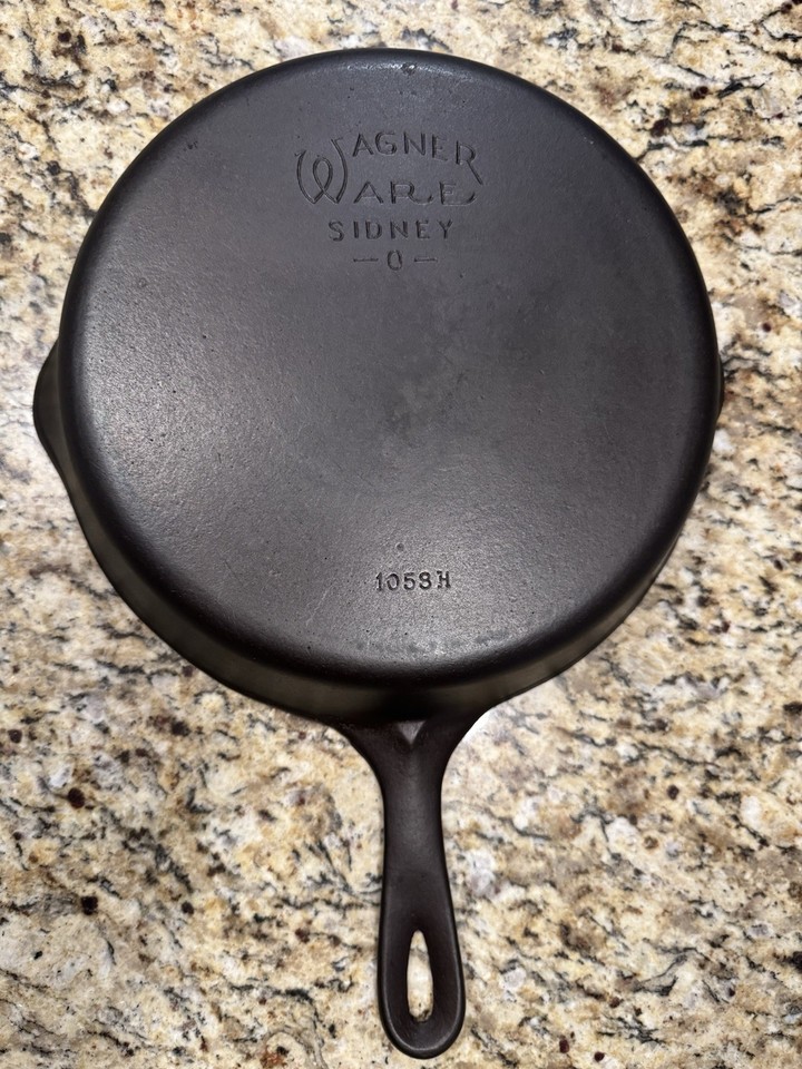 Wagner Ware Sydney O Number 8 Skillet 1058 H - *PLS READ DESC* | eBay