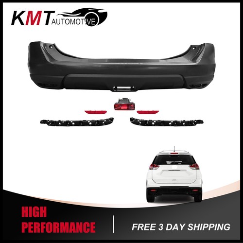 Rear Bumper Cover For 2014 2015 2016 Nissan Rogue Primed NI1100295 ...
