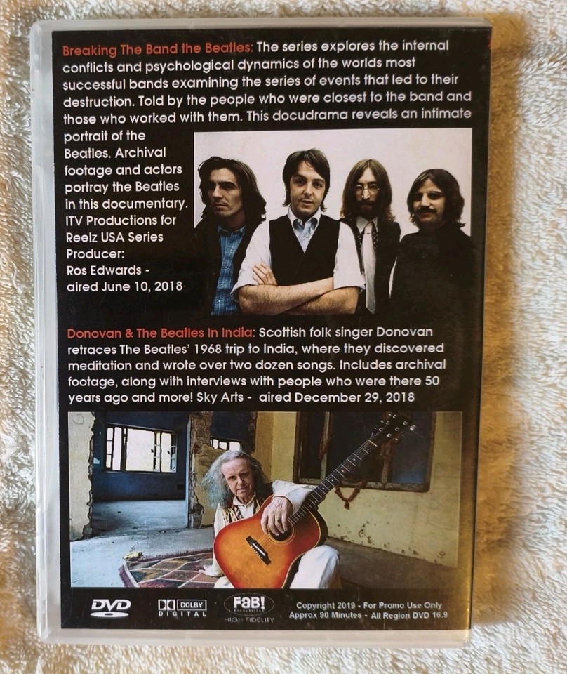 Beatles: Breaking The Band/Donovan & The Beatles (DVDr) *See ...
