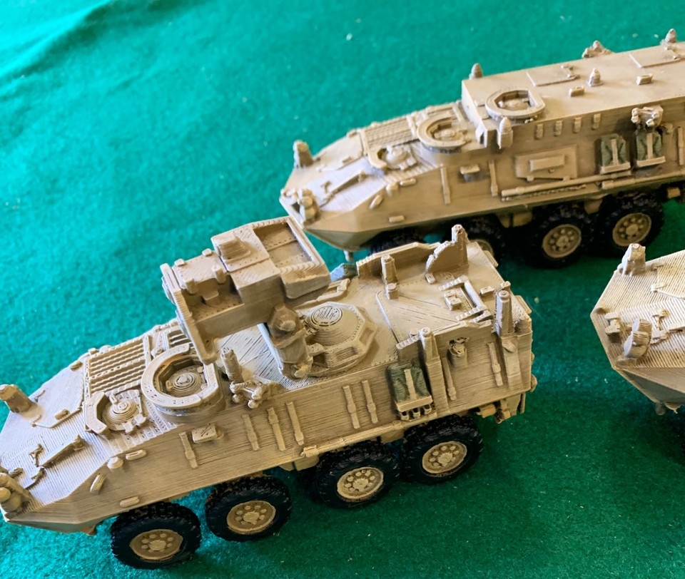 Lot of 6 Painted 25mm LAV Models | eBay