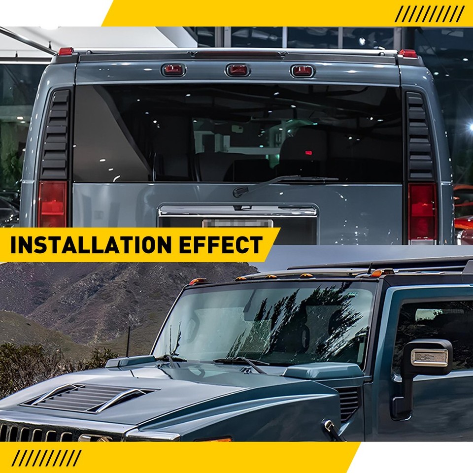 Smoked or Amber/Red Roof Top Cab Light Housing Cover for 2003-2009 ...