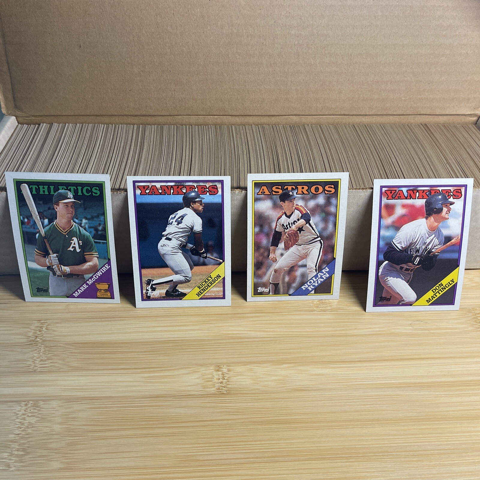 1988 Topps Baseball Complete Set. Hand Collated. Cards 1-792 | eBay