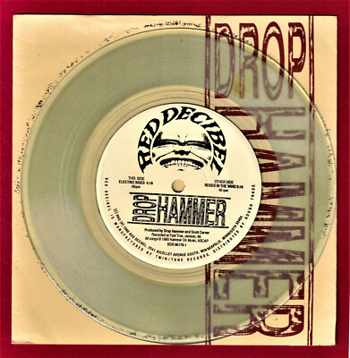 DROP HAMMER ELECTRIC SKIES HEAVY METAL MUSKEGON MICHIGAN HARD ROCK 45 ...