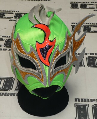 REY FENIX SIGNED AUTO'D MASK BAS COA LUCHA LIBRE AAA CMLL WRESTLING AEW ...