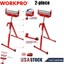 WORKPRO 2PC Folding Roller Stand Saw Horse Height Adjustable 250Lb Load Capacity 820909741817 | eBay