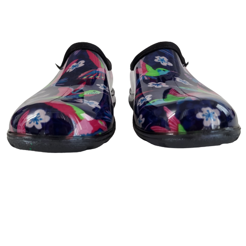 Sloggers Hummingbird Women's Blue/Pink Waterproof Comfort Shoes, Size ...