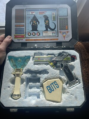 1996 japan Bandai Productions GUTS Hyper Toy Gun case detective box ...