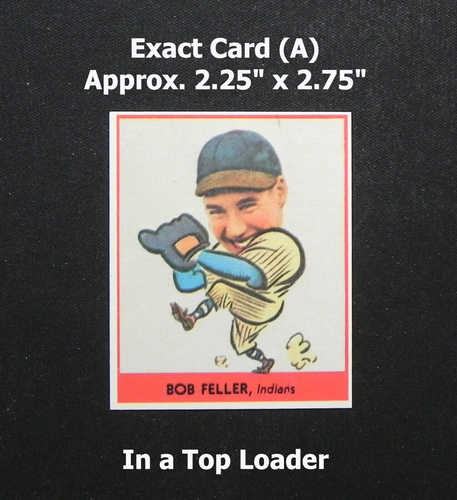 BOB FELLER 1938 GOUDEY GUM COMPANY Reprint Card #264 _ Exact Card (A ...