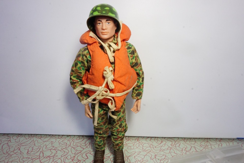 GI Joe 1964 Soldier Hasbro Vintage Action Figure with life jacket | eBay