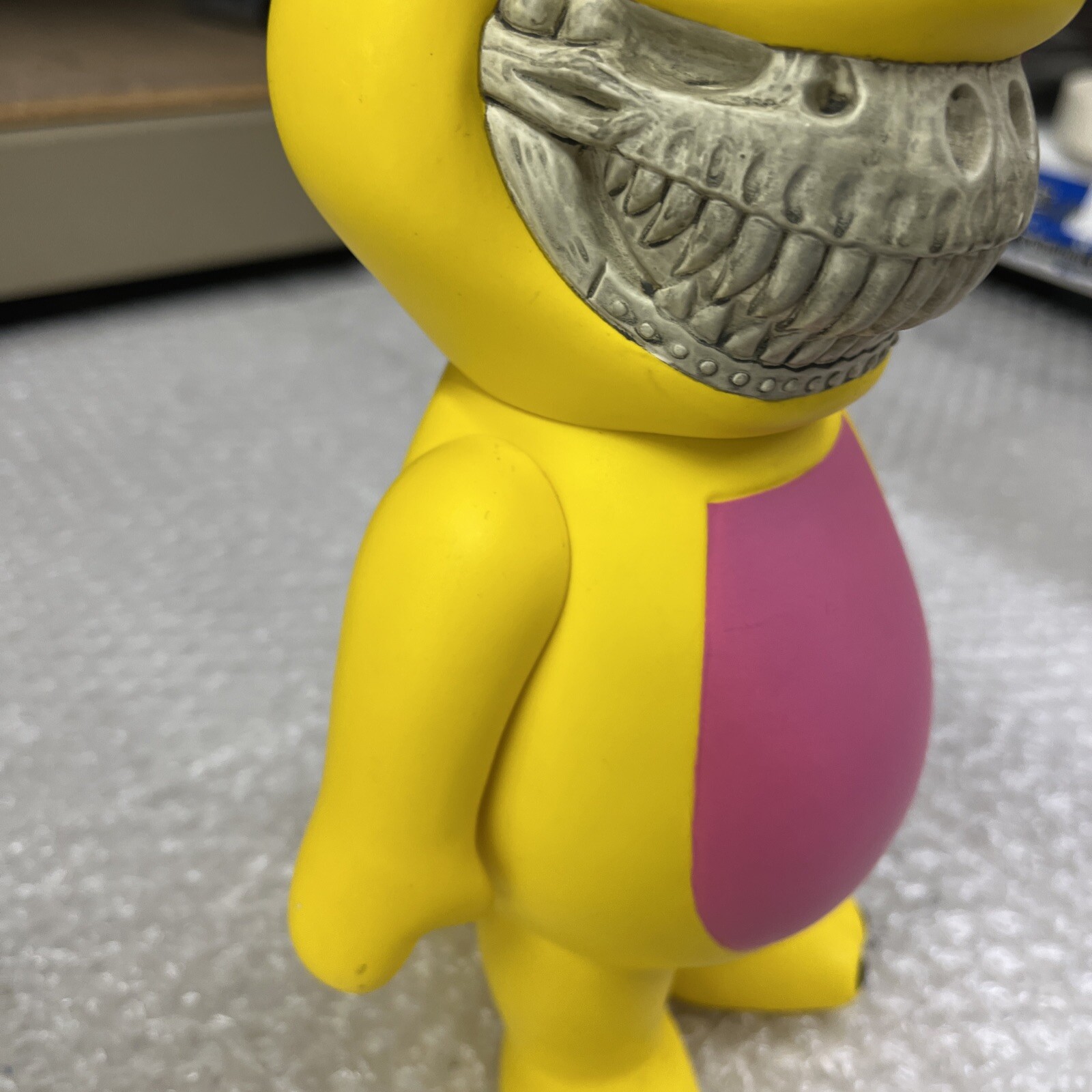Barney Bubble B-Rex Grin Yellow by Ron English x JPS x Made by Monsters ...