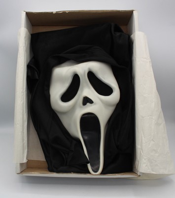 SCREAM Ghost Face Mask Vintage Fun World Div Scream Mask e dress Nib ...