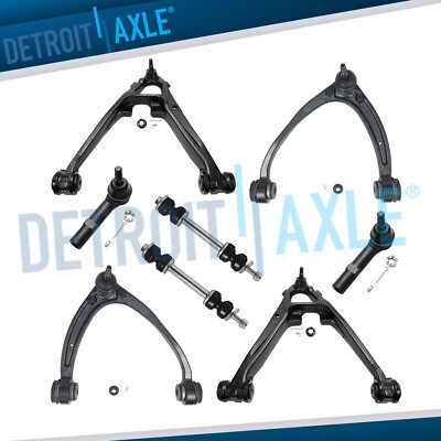 Front Upper and Lower Control Arms Kit for Chevy Silverado GMC Sierra ...