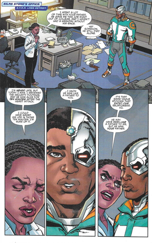 Cyborg Comic 1 First Print Cover A Edwin Galmon 2023 Morgan Hampton Tom ...