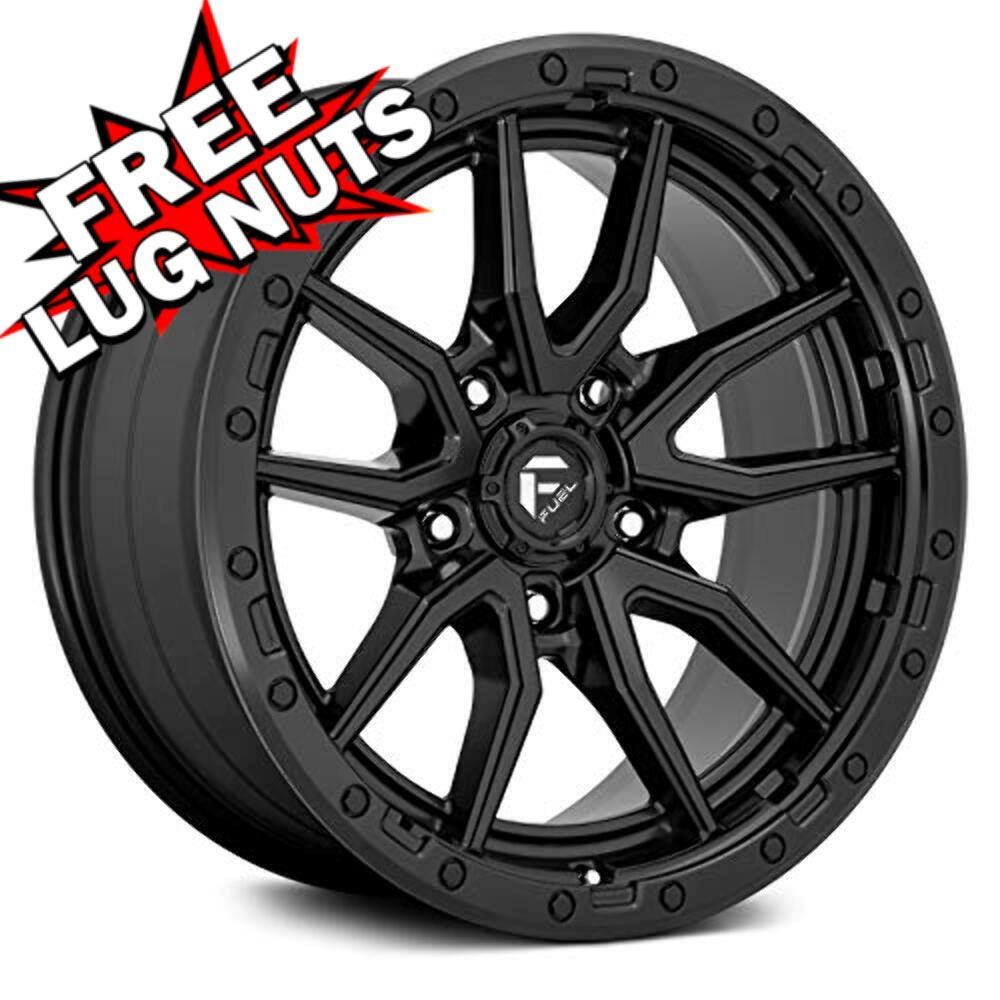 20 inch 20x10 Fuel D679 REBEL MATTE BLACK wheel rim 5x150 -18 | eBay