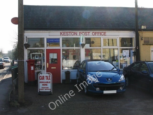 Photo 6x4 Keston Post Office, Heathfield Road, BR2 The postbox is of ...
