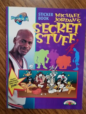 Space Jam Michael Jordan's Secret Stuff sticker book 1996 | eBay