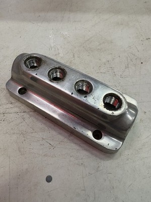 Vintage Aluminum 4 Port Fuel Block Flathead Ford 1932 Hotrod Ratrod ...