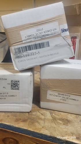 144-317-5 CHECK VALVE KIT VEEDER ROOT RED JACKET STP BIGFLOW BRAND NEW ...