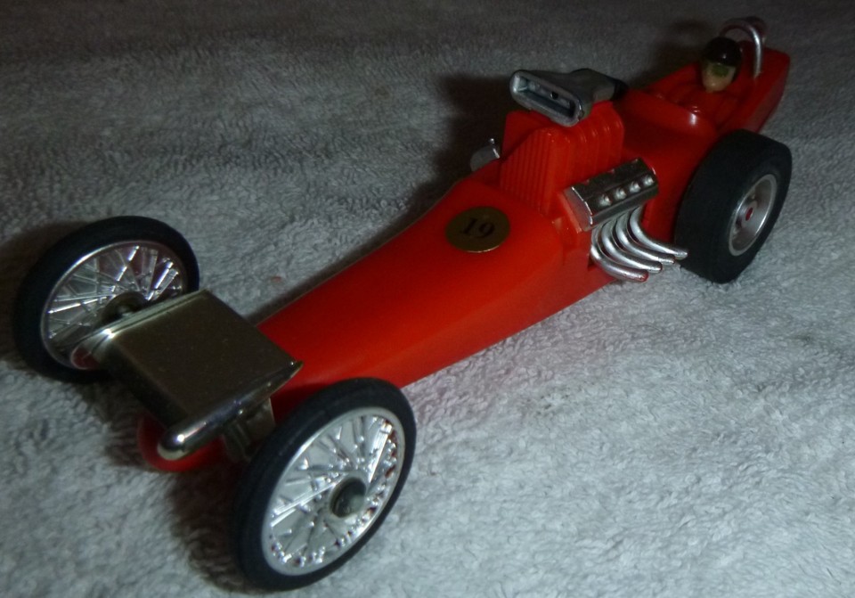 Eldon 12volt Red Dragster Slot Car excellent - Ori container | eBay
