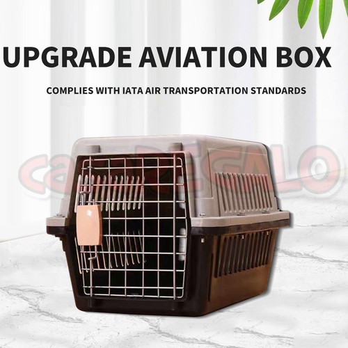 Pet Carrier Portable Tote Crate Case Kennel Travel Carry Cage Airline ...