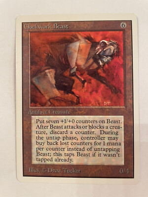 Magic: The Gathering - Clockwork Beast - Unlimited - NM! | eBay