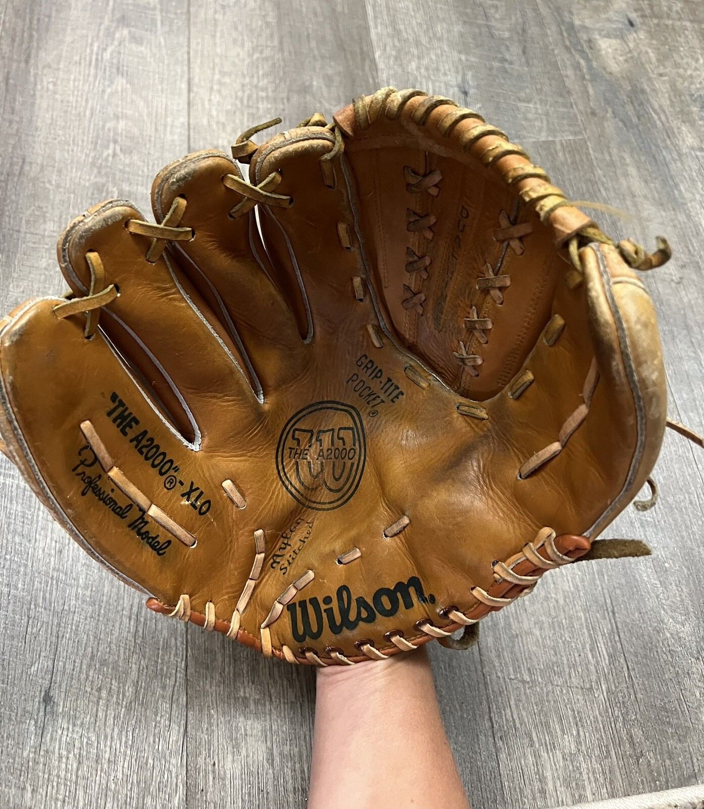 Wilson A2000 XLO Left-Handed Throw LHT Pro Baseball Glove Vintage | eBay
