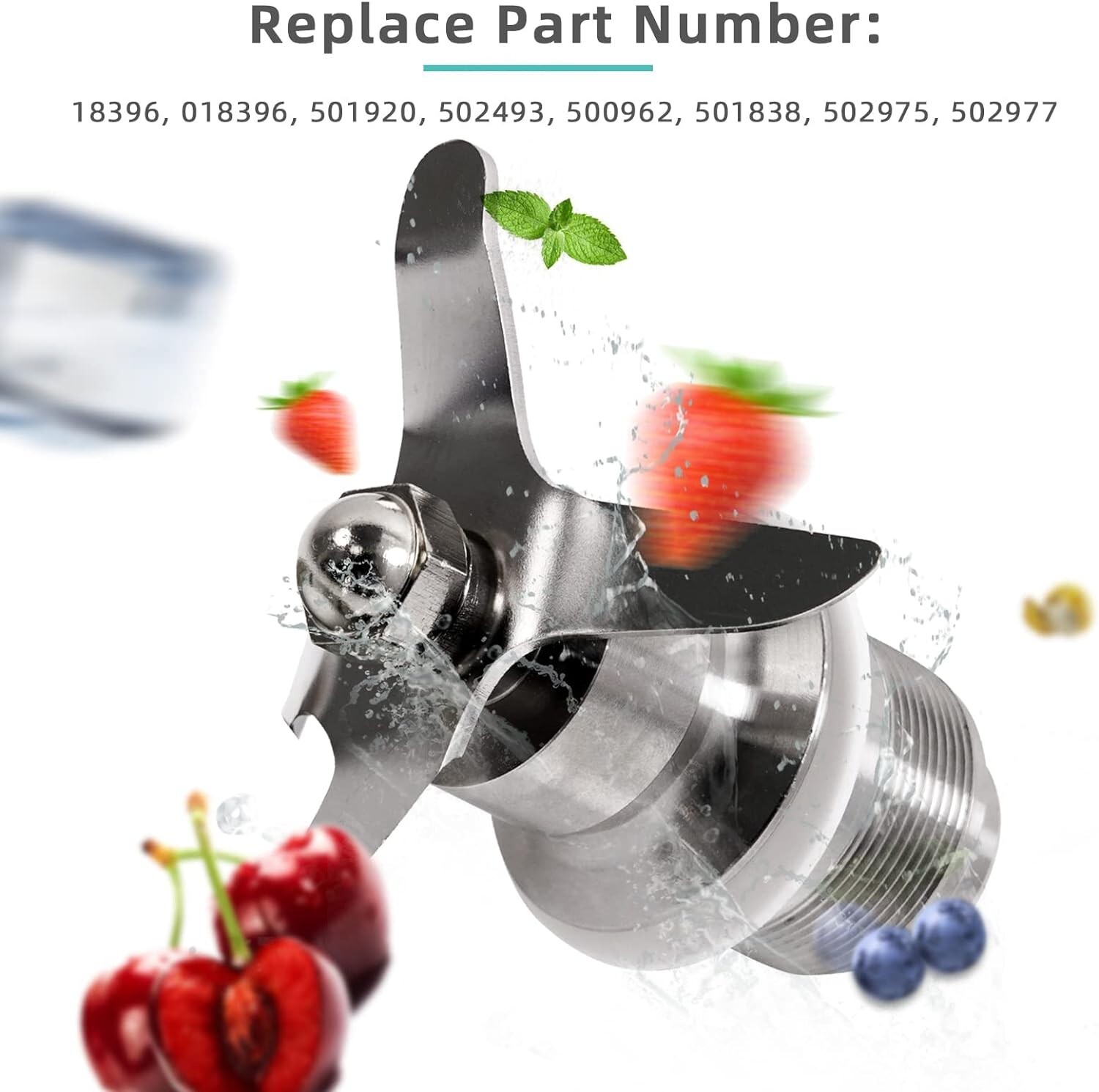 502977 502975 18396 Compatible With Waring CB6 CB10 CB15 Blade Cutting ...