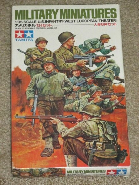 Tamiya Military Miniatures 1/35 Scale US Infantry West European Theater ...
