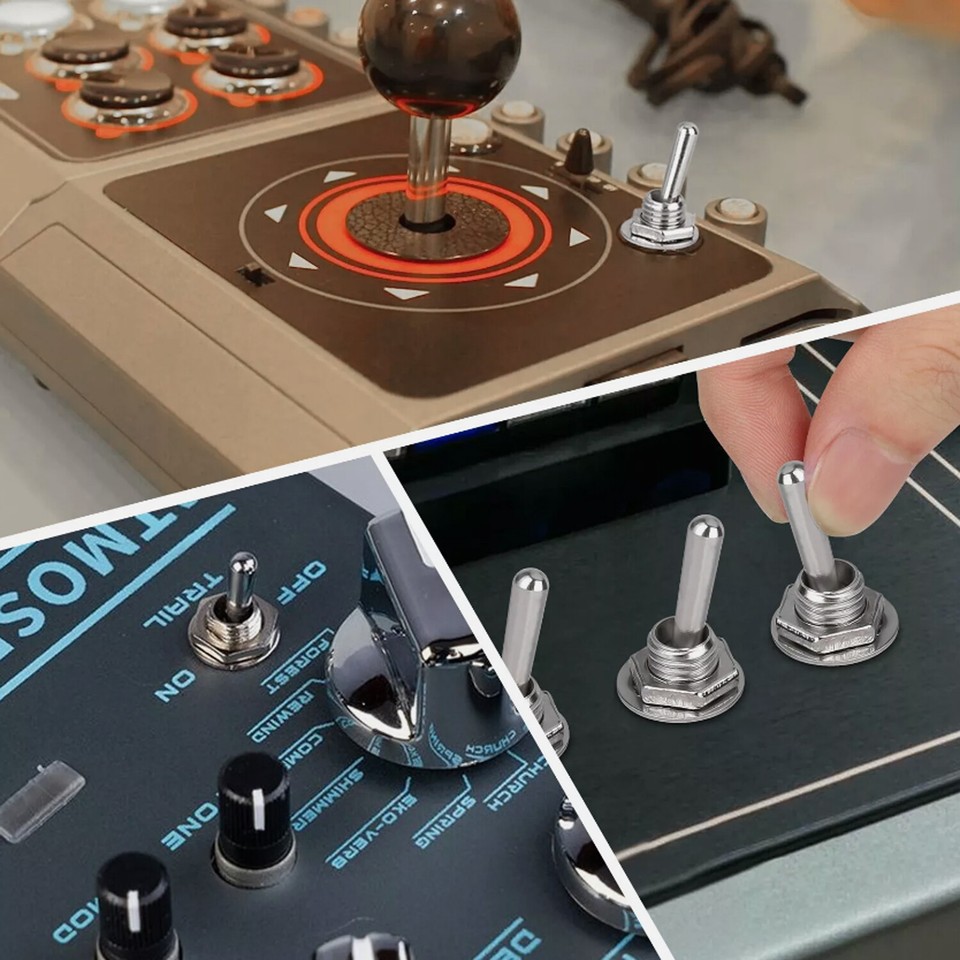 20Pcs MTS-101 2 Position Toggle Switch Kit 2 Pin SPST ON-OFF 6A 125VAC ...