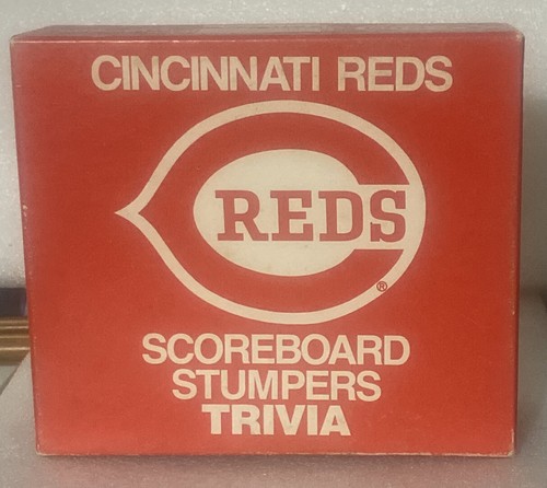 Vintage Cincinnati Reds Scoreboard Stumpers Trivia Game | eBay