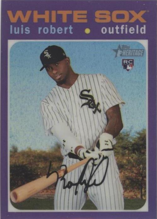 2020 Topps Heritage High Number - Luis Robert #THC-512 Hot Box Chrome ...