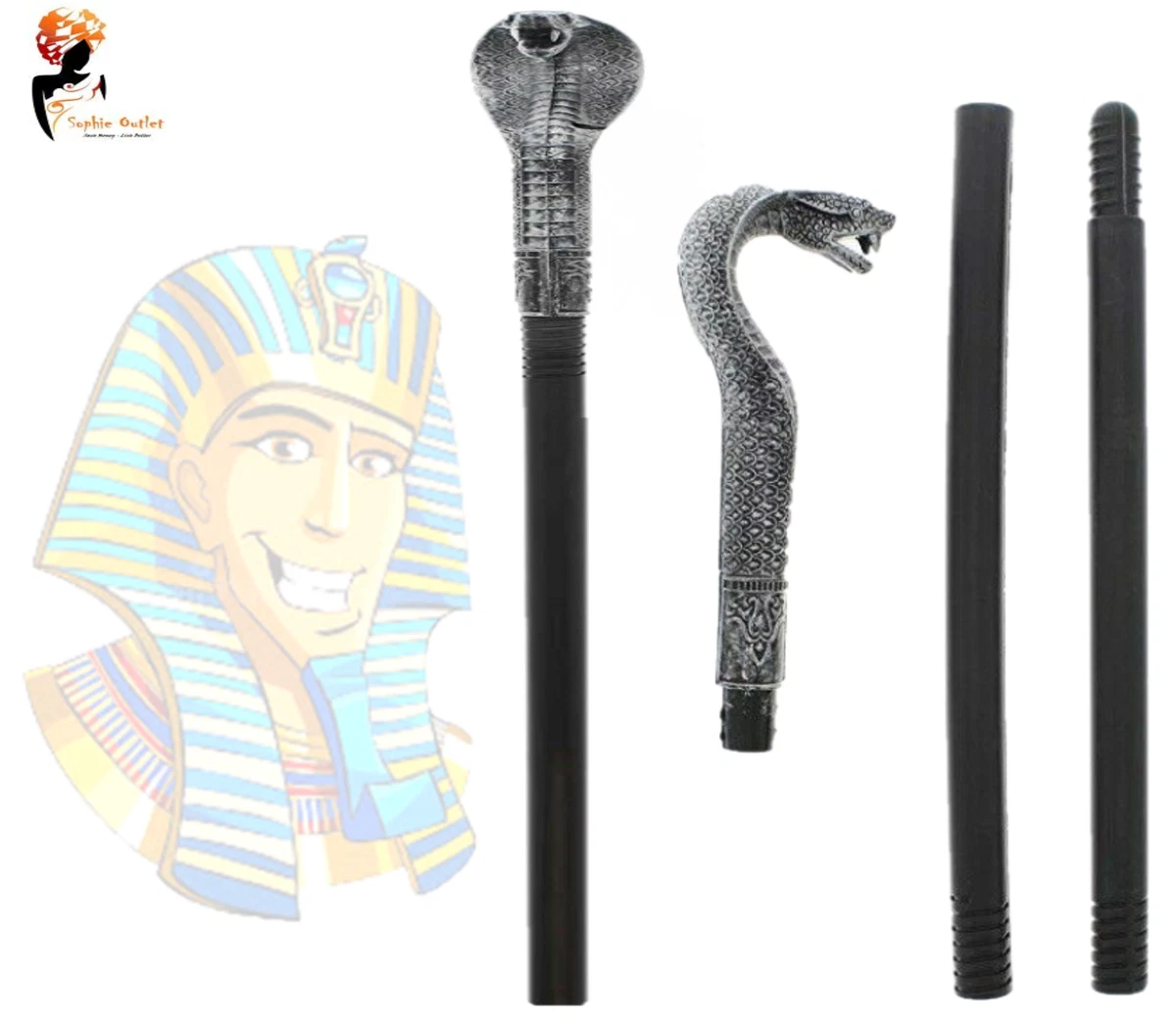 Egyptian Snake Staff