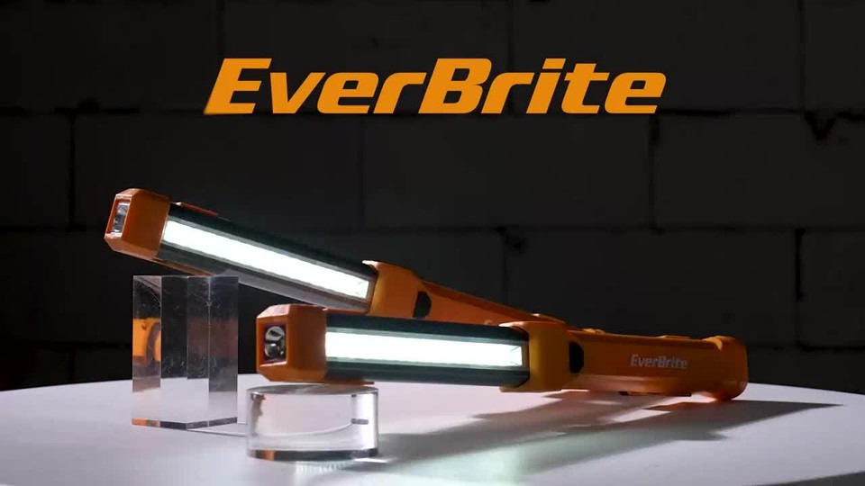EverBrite 2-PACK 1000LM LED Work Light Rechargeable Work Light 4 ...