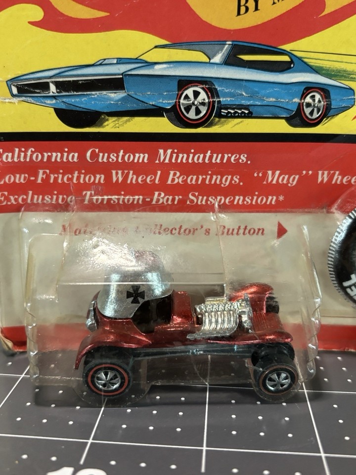 Hot Wheels Original Redline Red Baron In Blister Pack | eBay