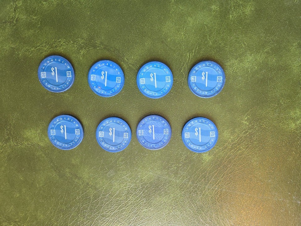 Norwegian Cruise Line $1 Casino Chip (8) | eBay