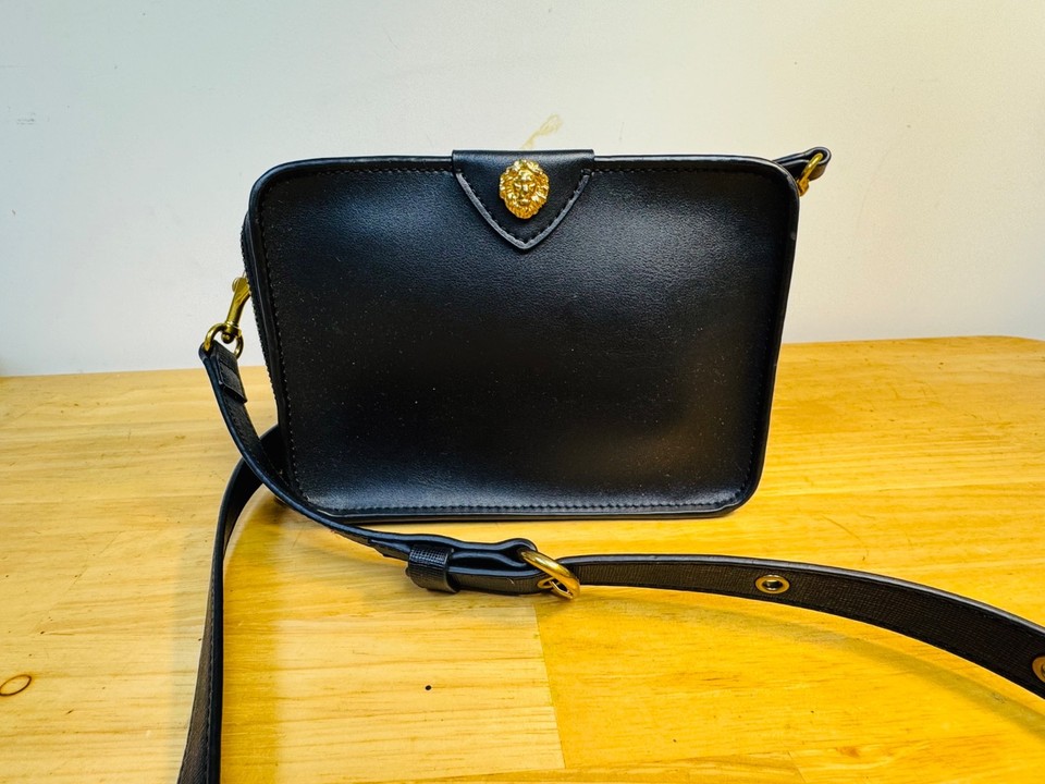 Anne Klein Sally Camera Bag Crossbody Deep Navy/Black | eBay