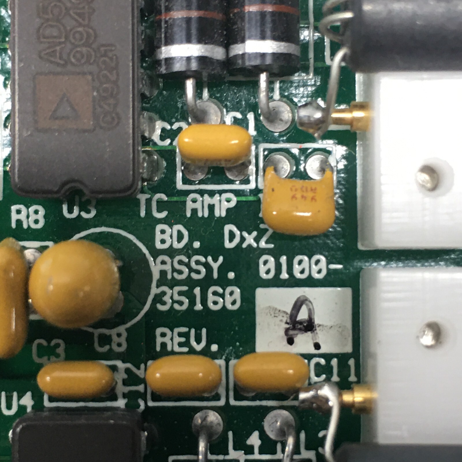 AMAT Applied Materials DXZ TC Amp Interlock PCB 0100-35160 NOS for sale ...