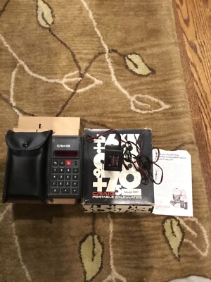 Vintage Craig LED Calculator Model 4507 Red Display Working with Box ...