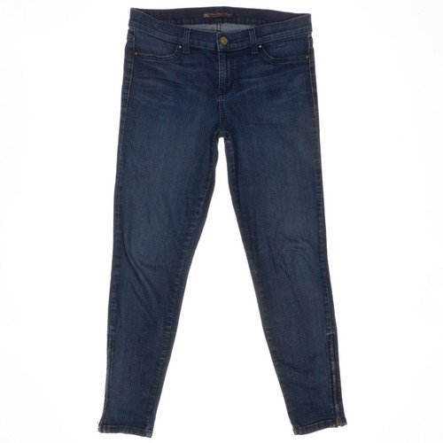 Divine Rights of Denim Skinny Jeans 31 Zip Ankles Womens Measures 33 x ...