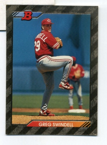 Greg Swindell 1992 Bowman Gold Foil #578 Reds | eBay