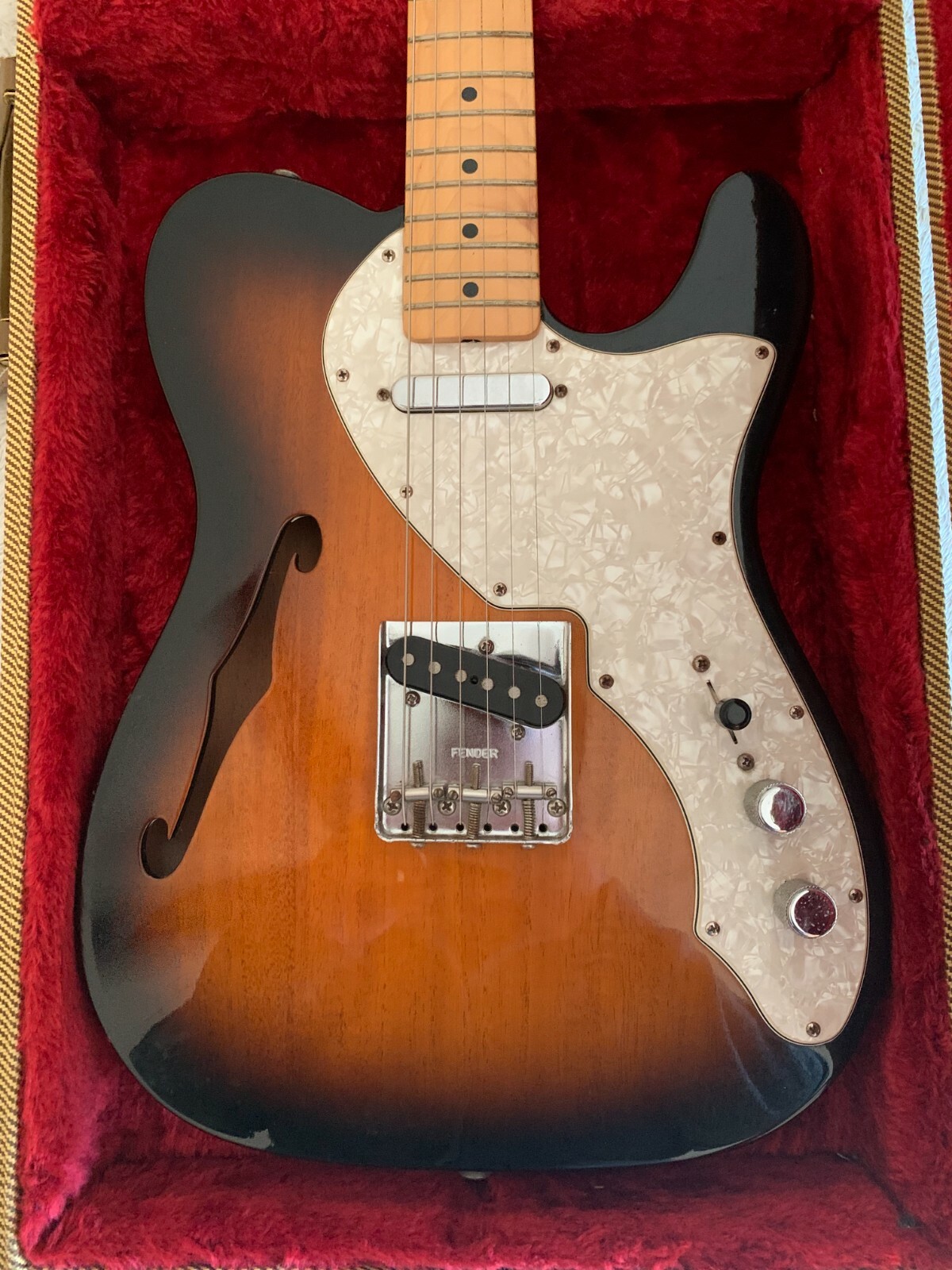 Fender Telecaster Thinline 69 Reissue Sunburst MIM | eBay