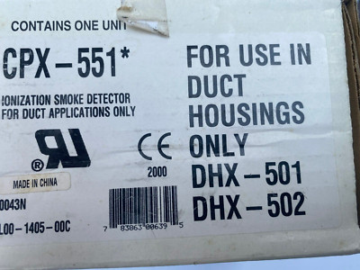 Smoke Detectors - Duct Smoke Detector