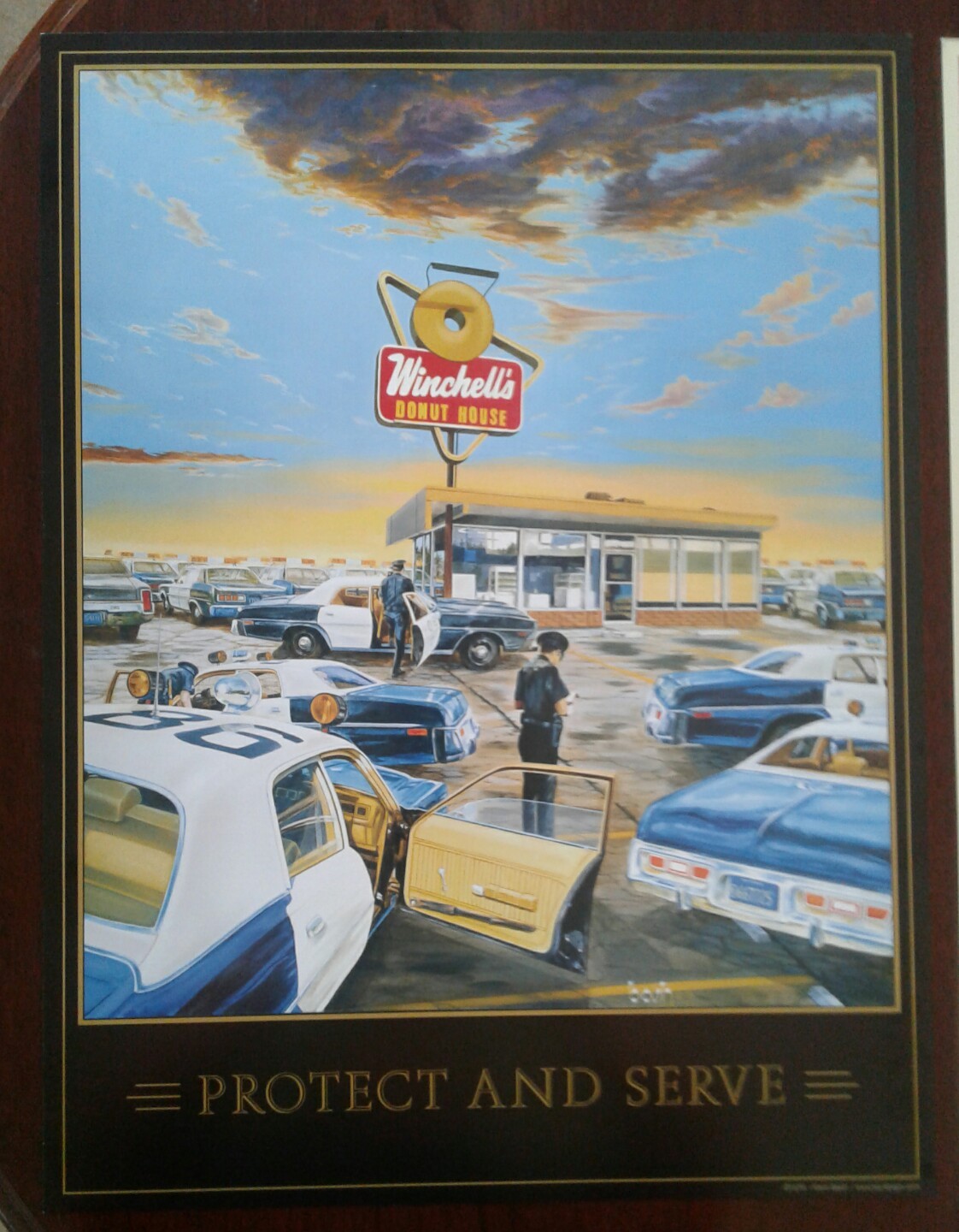 Kent Bash Art Print PROTECT AND SERVE | eBay