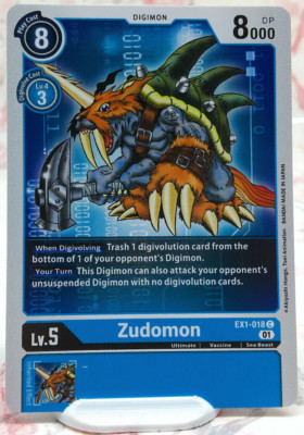 Digimon Card - Zudomon EX1-018 C Classic Collection - NM/M | eBay
