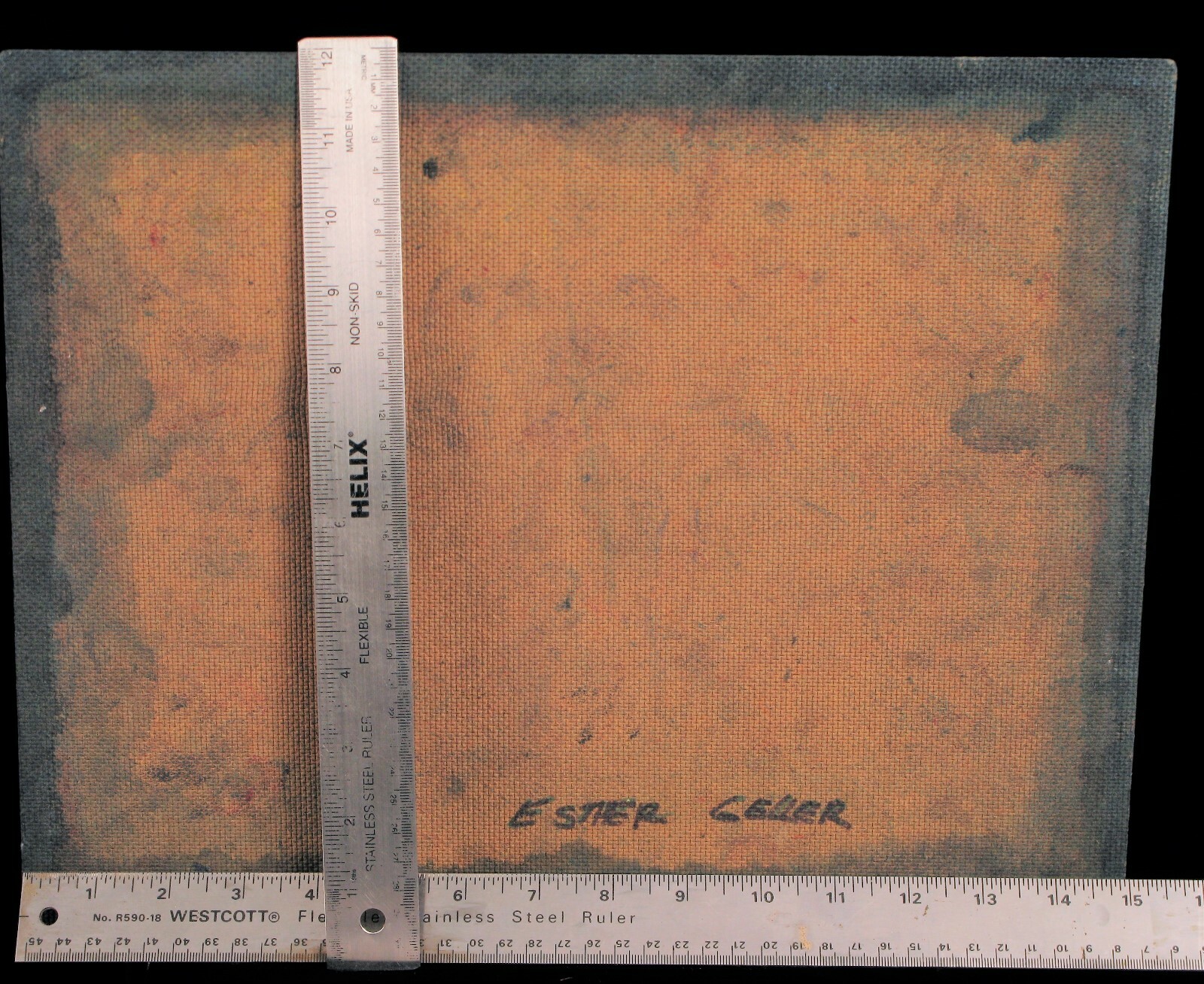 ESTHER GELLER PAINTING JEWISH ABSTRACT EXPRESSIONIST ENCAUSTIC HOT WAX ...