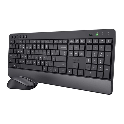 Trust Trezo Comfort Wireless Keyboard and Mouse Set (Black) NEW | eBay