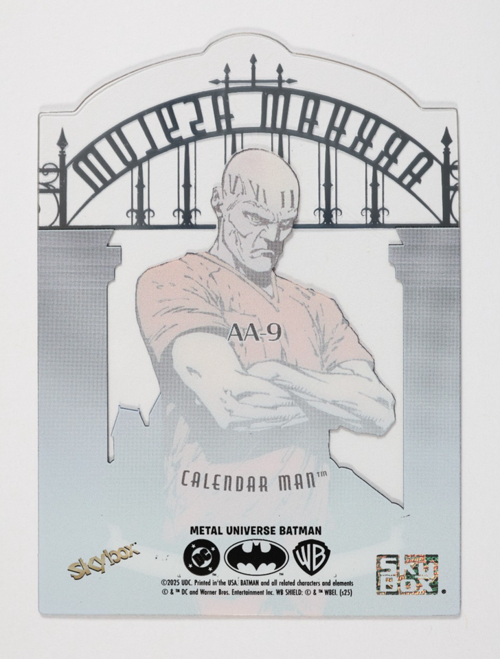 2025 Skybox Metal Universe Batman Calendar Man Arkham Asylum Acetate # ...