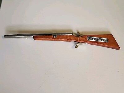 RETRACTABLE Vintage WOODEN RIFLE MECHANICAL PENCIL Novelty Gun ...